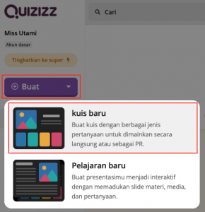 Cara Membuat Kuis Interaktif dengan Quizizz, beserta contoh!