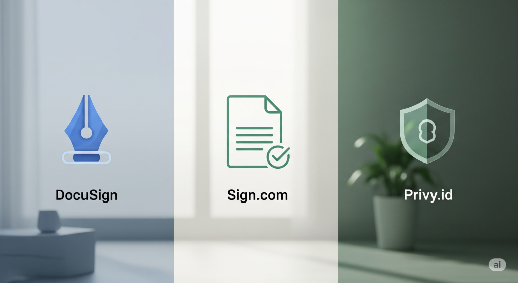 Perbandingan DocuSign, Sign.com & Privy.id – Fitur, Harga & Kelebihan