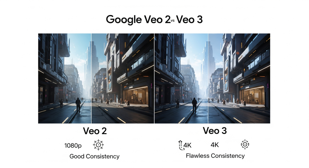 Google Veo 2 vs Veo 3: Perbandingan Fitur yang Perlu Anda Tahu