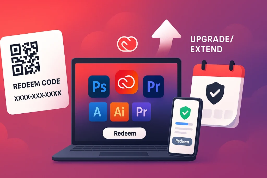 Upgrade & Perpanjang Adobe Creative Cloud via Redeem Code